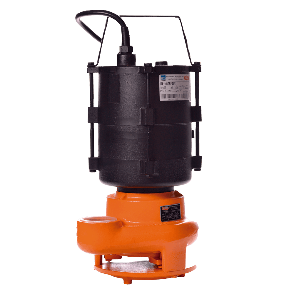 BOMBA SUBMERSÍVEL TSB-120 3,0 cv ROTOR 127mm TRIFÁSICO MOTOR WEG IP68 ...